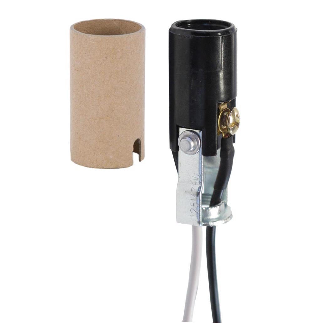 2 Inch Height Keyless Candelabra Socket With 10" Leads (48311W ...