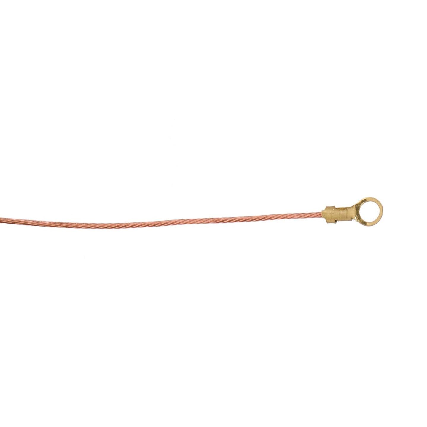 8/32 Slip Round Ground Lug, Bare Copper Ground Wire (48503E ...