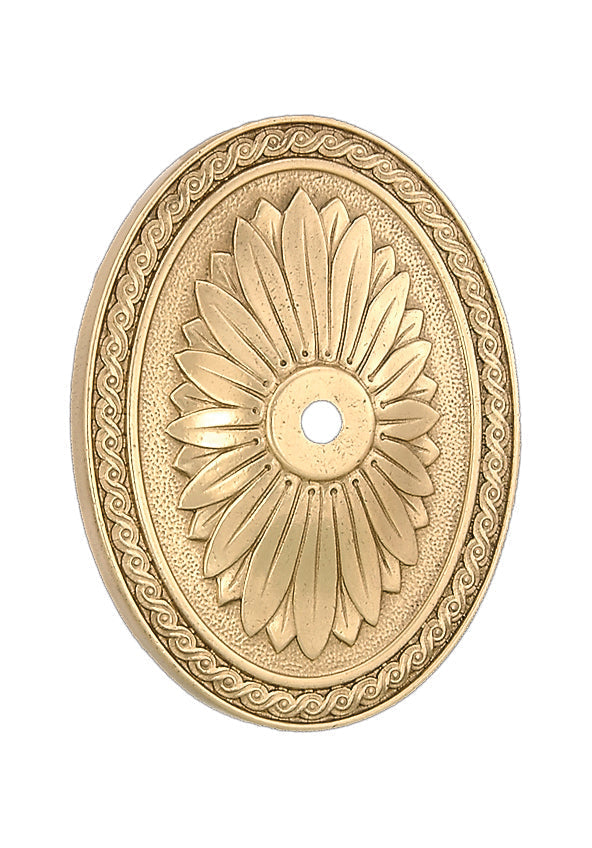 Cast Brass Back Plate w Fine Detail – ChandelierSupply.com