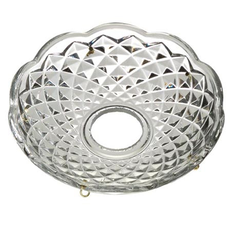 Pressed Glass Bobeche - Diamond Pattern – ChandelierSupply.com